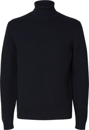 Selected Slhdane Ls Knit Structure Roll Neck Noos