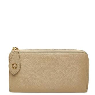 Louis Vuitton Portefeuille long Pre-owned (bi-pli) - Femme - Pre-owned - Beige - Taille: ONE Size
