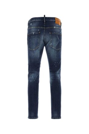 Dsquared2 Mens Skater Jean Navyblue Mixed Fibres
