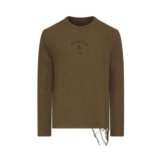 Maison Margiela Herren, Strickwaren, Braun, XLGr&ouml;&szlig;e