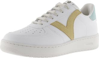 Victoria Low-Top Unisex Madrid Leder-Effekt & Kontrast-Farbigeteile 1258201 f&uuml;r Erwachsene Trigo 39