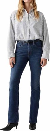 Levi's Damen 725 High Rise Bootcut Jeans,Blue Wave Dark,27W / 30L
