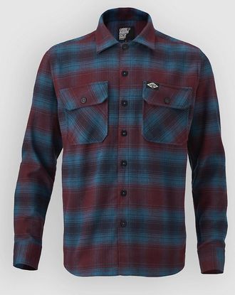Loose Riders Global Alliance Woodland Flannel Hemd purple