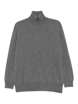Malo Pull Col Roul&eacute; - Taupe