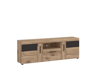 M&ouml;belando Lowboard >Grano< in Viking Eiche DEKOR - 157x55,8x40,9 cm (B/H/T)