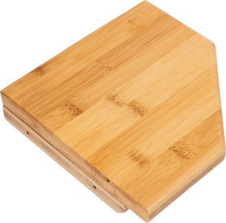 Valiclud Dreieckiges Eckregal Bambus Wandmontage Praktisches Platzsparendes Wandregal f&uuml;r Badezimmer und K&uuml;che Modernes Stilvolles Eckwandregal ohne Bohren Ele