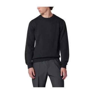 Roberto Collina Homme, Pulls, Gris, Taille: 2XL Pulls &agrave; col rond