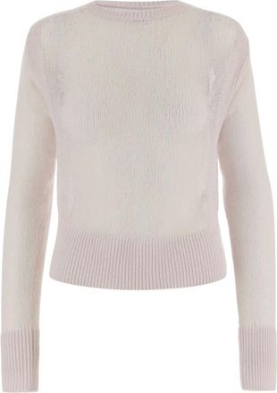 SA SU PHI Femme, Pulls, Rose, Taille: 44 FR Pull ras du cou en cachemire