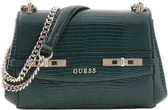 Guess sac &agrave; &eacute;paule sac de soir&eacute;e Melinda Mini Convertible Xbody Flap Bag Forest vert sapin