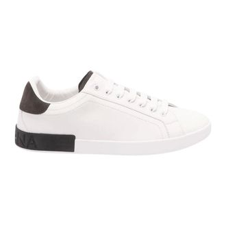 Dolce & Gabbana Homme, Chaussures, Blanc, Taille: 42 1/2 EU Baskets Bassa