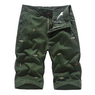 Generic Pantalon cargo pour homme, pantalon de jogging, short d&eacute;contract&eacute;, coupe classique, &eacute;t&eacute;, plage, chino, 2026, vert militaire, 33W