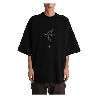 Rick Owens Homme, Tops, Noir, Taille: ONE Size Tommy T
