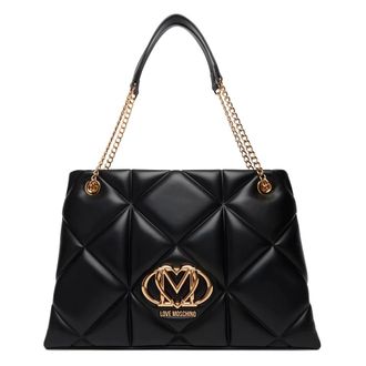 Love Moschino Femme, Sacs, Noir, Taille: ONE Size Sac Bandouli&egrave;re Matelass&eacute;