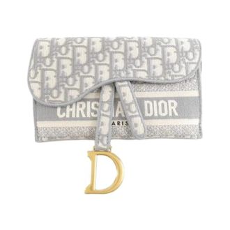 Dior Pre-owned Oblique Canvas Schultertasche - - Pre-owned - Damen - Grau - ONE SIZE
