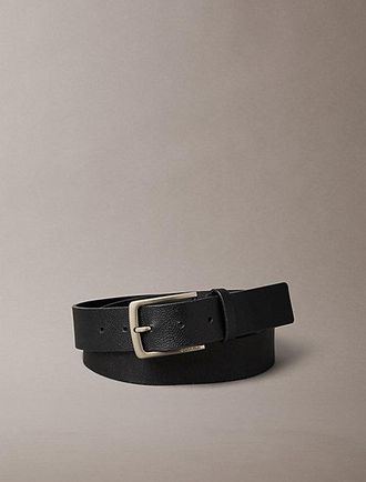 Calvin Klein Ceinture en cuir pleine fleur