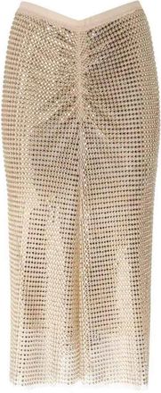Pinko Jupe Midi - Or