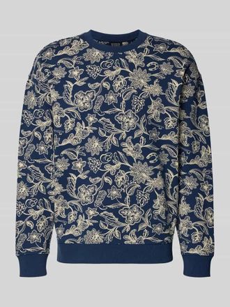 Scotch & Soda Sweatshirt im Allover-Look mit Rundhalsausschnitt
