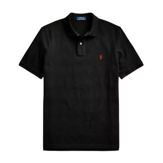 Ralph Lauren Schwarzes Poloshirt Classic Fit - - Tops - Herren - Schwarzk - XL