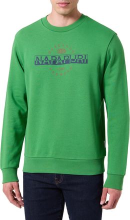 Napapijri Bander Sweatshirt Bright Green, gr&uuml;n, L