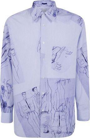 Paul Smith Chemise Coupe Facile - Homme - Chemises - Bleu - Taille: M