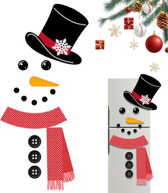 Generico Magnete f&uuml;r Weihnachten, f&uuml;r K&uuml;hlschrank, abnehmbare Dekoration f&uuml;r Metall, Holz, Schr&auml;nke, T&uuml;ren, Wohnzimmer, Fotografie, K&uuml;che, Partys, Geburtstage,