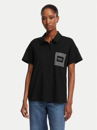 Liu Jo Poloshirt TA6159 JS870 Schwarz Regular Fit