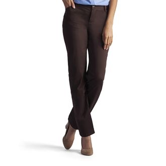 Lee Damen Relaxed Fit All Day Straight Leg Pant Roasted Chestnut 16 Short, Roasted Chestnut, 48 Kurz
