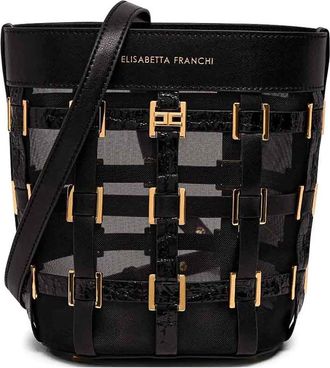 Elisabetta Franchi Sac Bandouli&egrave;re - Noir
