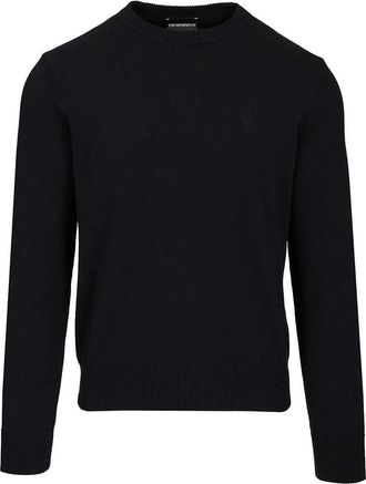 Emporio Armani Pull Col Rond - Bleu