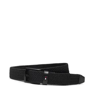 Tommy Hilfiger Homme, Accessoires, Noir, Taille: 110 CM Ceinture Homme Noire