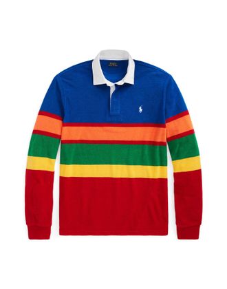 Ralph Lauren CLASSIC FIT STRIPED TERRY RUGBY SHIRT