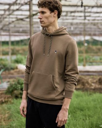 Faguo Sweat &agrave; capuche marron