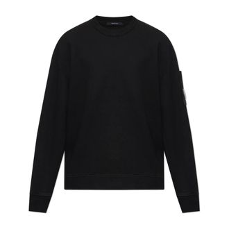 C.P. Company Sweatshirt mit Applikation - - Sweatshirts & Hoodies - Herren - Schwarzk - M