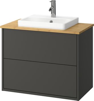 IKEA HAVBÄCK / ORRSJÖN Waschbschr+Schubladen/Waschb/Mibatt