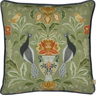 Evans Lichfield Chatsworth Peacock Piped Kissenbezirk