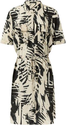 Comma Minikleid Bluse Kleid mit Knopfleiste und Hemdkragen