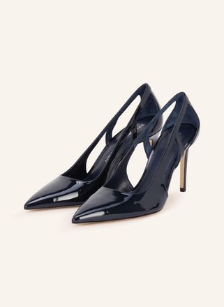 Stuart Weitzman Lack-Pumps Stuart Power Cutout blau