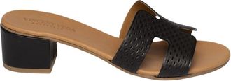 Vincent Vega P406 Heeled Mules - - Shoes - Damen - Schwarzk - 41 EU