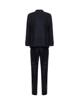 Tagliatore Mens Tuxedo Suit Vesuvio Blue Virgin Wool Suits