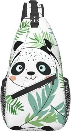 Generic Sac &agrave; dos &agrave; bandouli&egrave;re panda g&eacute;ant vert pour homme Sac &agrave; dos de randonn&eacute;e Sac &agrave; dos de randonn&eacute;e