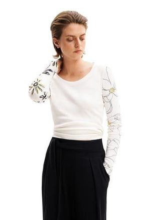 Desigual TS_Margarite Blouse, Blanc, M Femme