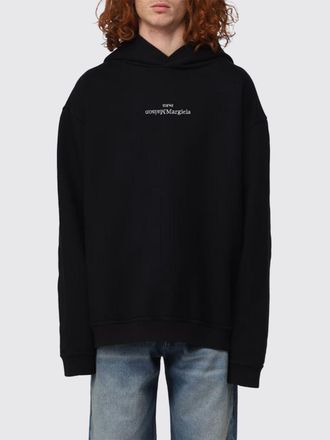 Maison Margiela Relaxed Fit Baumwoll-Hoodie von mit Kontrast-Logo