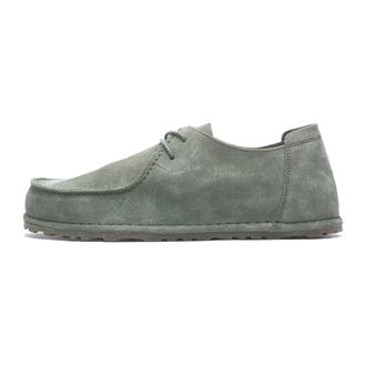 Birkenstock Utti Schn&uuml;rer Wildleder Thymian - - Shoes - Herren - Gr&uuml;n - 41 EU