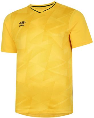 Umbro Triassic Trikot f&uuml;r Herren kurz&auml;rmlig (Gelb/Empire-Gelb)