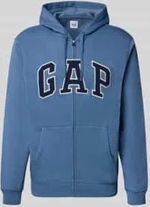 GAP Sweatjacke mit Logo und K&auml;nguru-Tasche