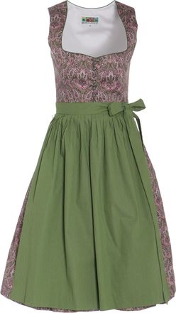 Berwin & Wolff TRACHT FOLKLORE LANDHAUS Damen 845130 Dirndl, Olivgrün, 48 EU