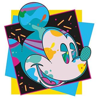 Disney Mickey Mouse Miami, 40 x 40 cm, Leinwanddruck, Mehrfarbig