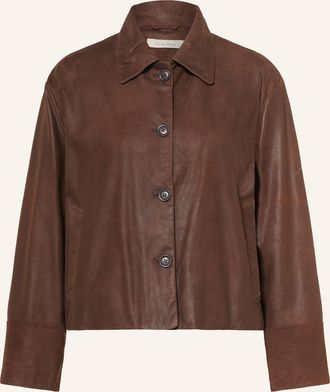 Lilienfels Lilienfels Leder-Overjacket braun