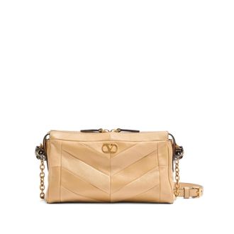 Valentino Garavani Femme, Sacs, Beige, Taille: ONE Size Panthea Small Shoulder Bag