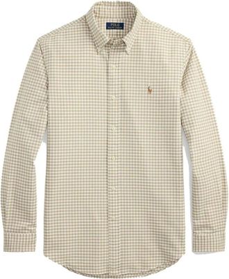 Polo Ralph Lauren Homme, Chemises, Beige, Taille: M Oxford Shirt